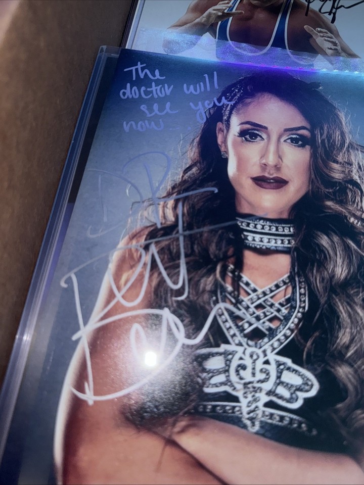 Dr Britt Baker DMD AEW Signed Autograph 8x10 Photo With Inscription | eBay