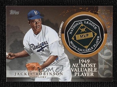 2023 Topps Update MVP Medallion Gold 62/75 Jackie Robinson #MVP-JR HOF ...