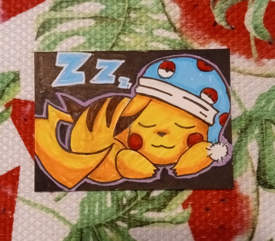 Pikachu Original Artist Hand Drawn Signed Sketch Cards 1/1 | eBay