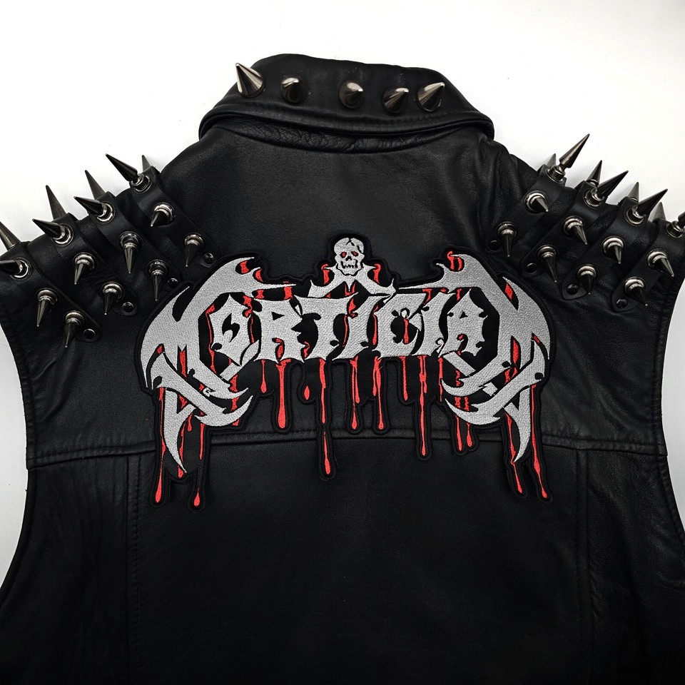 Mortician Logo EMBROIDERED BACK PATCH | eBay