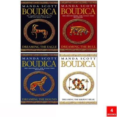 Boudica Trilogy Manda Scott 4 Books Collection Set Dreaming The Eagle ...