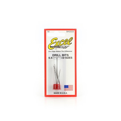 Excel Hobby Blade Corp Drill Bit Assorted#50-626carded EXL55520 Power ...