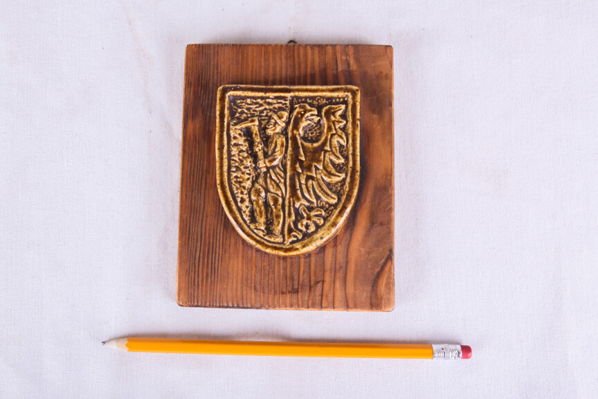 Herb Bytomia (Coat of Arms of Bytom, Poland) Ceramic Art, Vintage, 4.5 ...