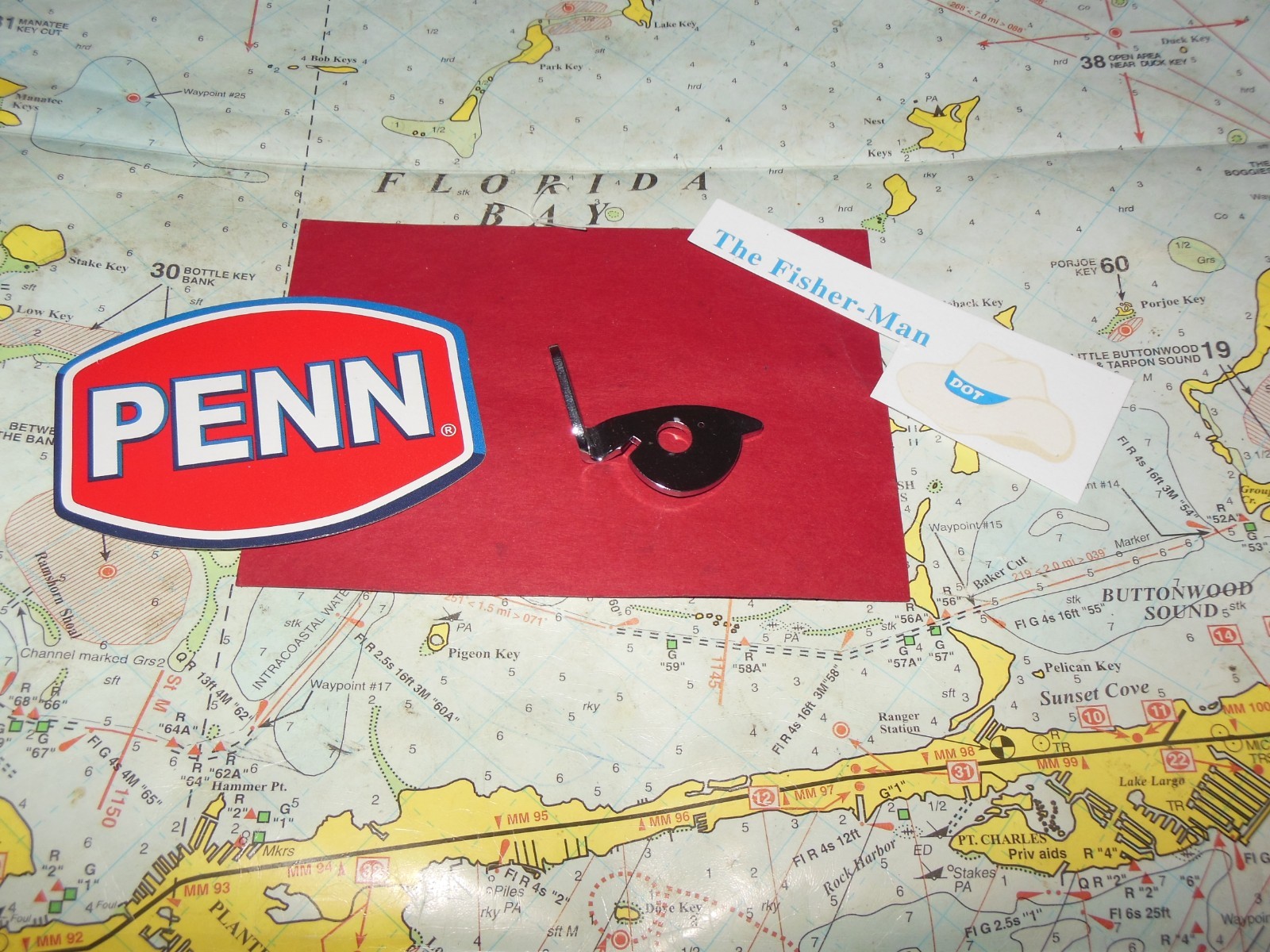PENN 710Z BAIL MOUNT NEW PENN PART 34-710 PENN BAIL WIRE MOUNT + 711 ...