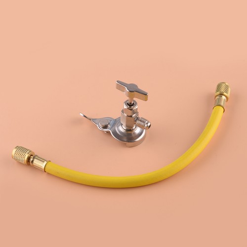 Car A/C R12 R22 Can Tap Tapper Refrigerant Charging Recharge Hose Valve ...