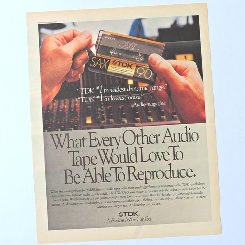 TDK SA-X 90 / Advert Publicidad Publicite Pubblicita Reklame Ad Audio ...