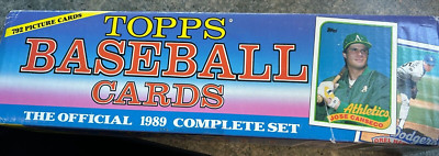 1989 Topps Baseball Card Complete Set 792 cards in Original Box | eBay