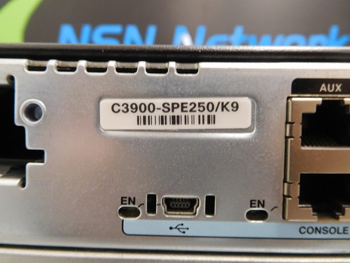 Cisco 3945E C3945-VSEC-SRE/K9 Router C3900-SPE250/K9 2x PWR-3900-POE ...