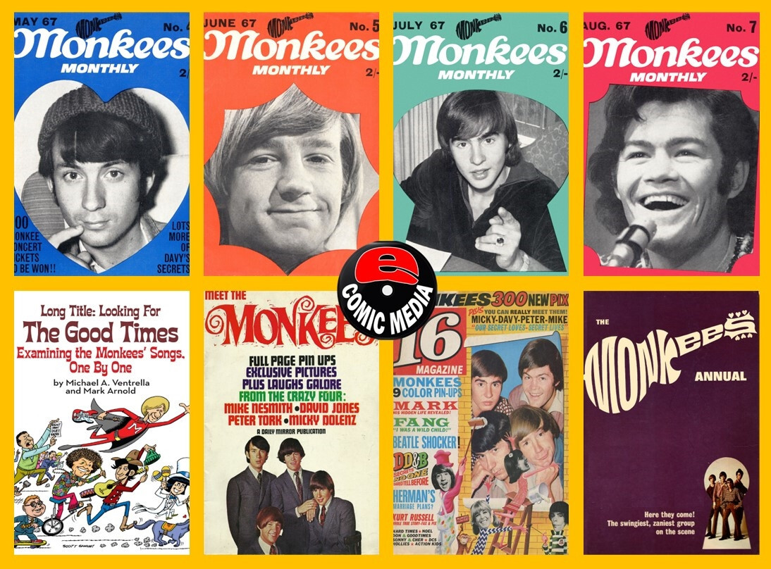 The Monkees Comics & Magazines On PC DVD Rom (CBR Format) | eBay