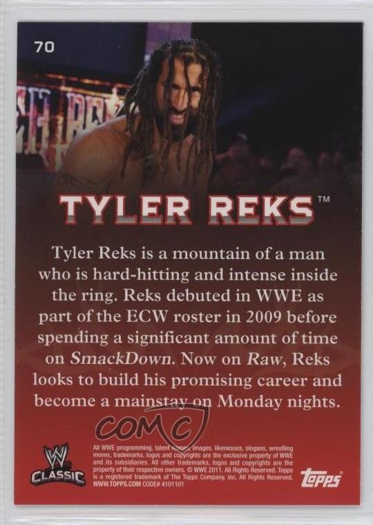 2011 Topps WWE Classic Tyler Reks #70 | eBay
