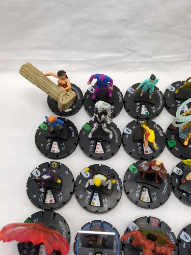Lot Of (25) Marvel DC Heroclix Figures Commons And Uncommons *No Cards ...