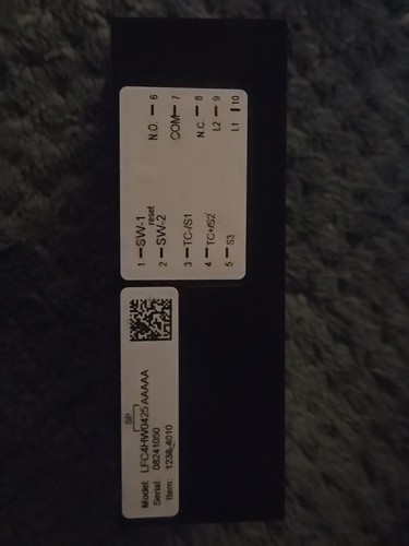 WATLOW LF SERIES TEMPERATURE LIMIT CONTROLLER 425 °F Setpoint LFC4HW ...