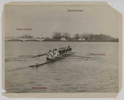 Vintage 1920s-1930s Princeton NJ Lake Carnegie Crew Rowing Team ...
