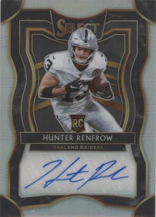 2019 Panini Select - Rookie Signatures Hunter Renfrow #RS-5 /99 (AU, RC ...