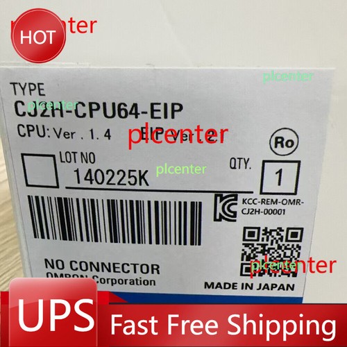 Omron PLC CJ2H-CPU64-EIP Programmable Controller Module CPU Unit New In Box | eBay