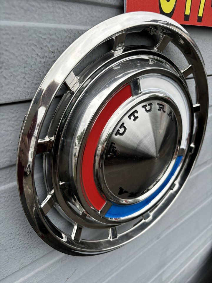 1962-1963 Ford Falcon Futura Hubcaps 13" Set 4 | Red White Blue ...
