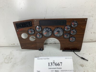 Western Star Instrument Cluster Speedometer Tachometer From 2007 4900FA ...