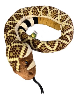 Wild Republic Diamondback Rattle Snake Rattlesnake Plush Animal 55 ...