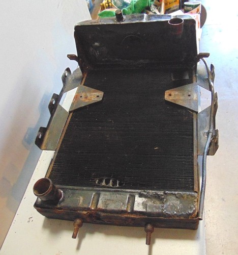 MG TD Radiator-Been Worked 7 Ways Till Sunday.-Stay Away From Car Shows ...