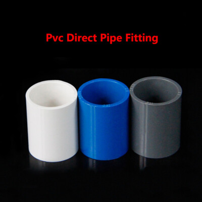 PVC Direct Pipe Fitting Straight Joint Water Pipe Socket Coupling ID 16 ...