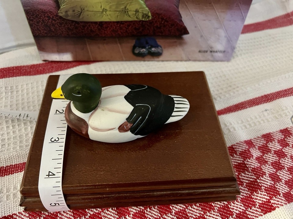 Vintage Mallard Duck Playing Cards Deck In Wooden Box 1981 | eBay