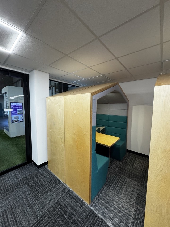 2 X Spacestor Seating booth With Pitched roof. Breakout / meeting | eBay UK