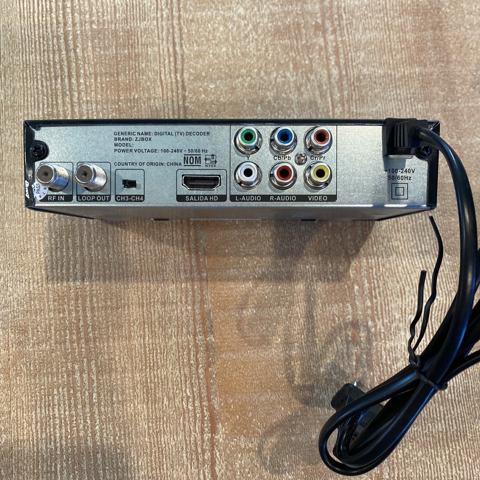 zjbox digital converter box Digital TV Converter Decoder 100-240V 50/60 ...