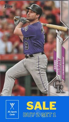 2020 Topps #116 Daniel Murphy | eBay