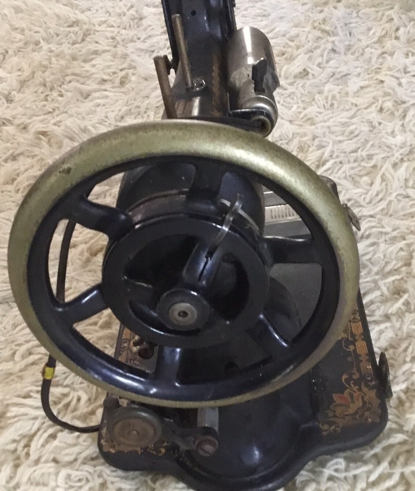 Vintage White Rotary Sewing Machine Cleveland Ohio USA | eBay