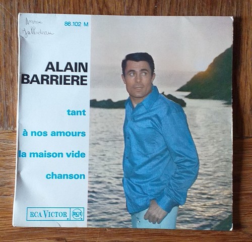 45 tours 7" - 4 titres - Alain Barrière – Tant | eBay