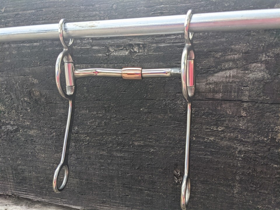 Premium Comfort Gaited Shank Bit - Stainless Steel - Copper Roller ...