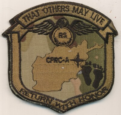 Pararescue HQ subdued black feet CPAC-A patch USAF US Air Force ...