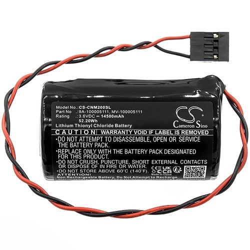 Battery 14500mAh 9A-100005111 MV-100005111 For Cameron Nuflo MC-II MC ...