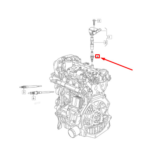 NEW OEM VOLKSWAGEN POLO 6R MK5 SPARK PLUG 04E905602 GENUINE | eBay
