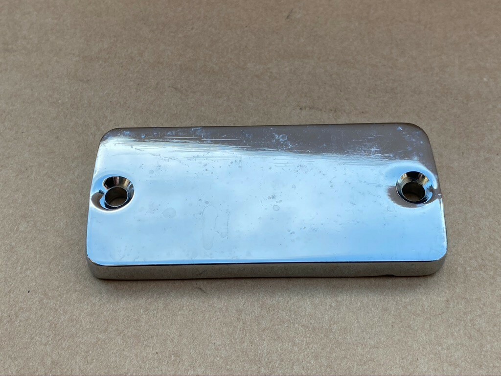 45057-82 New Chrome Master Cylinder Reservoir Cover Top Cap 1982-Up ...