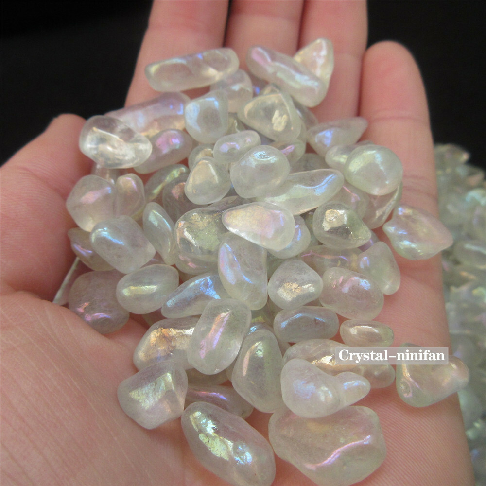 100g Beautiful Bulk Moonstone Stones Tumbled Crystal Particles Manmade ...