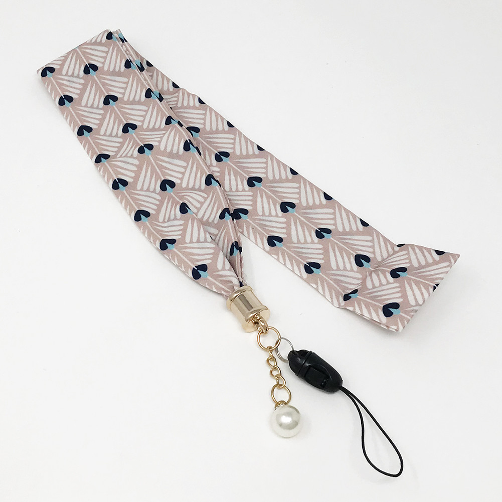 Universal Silk Scarf Neck Lanyard Strap Cell Mobile Phone ID Card Key ...