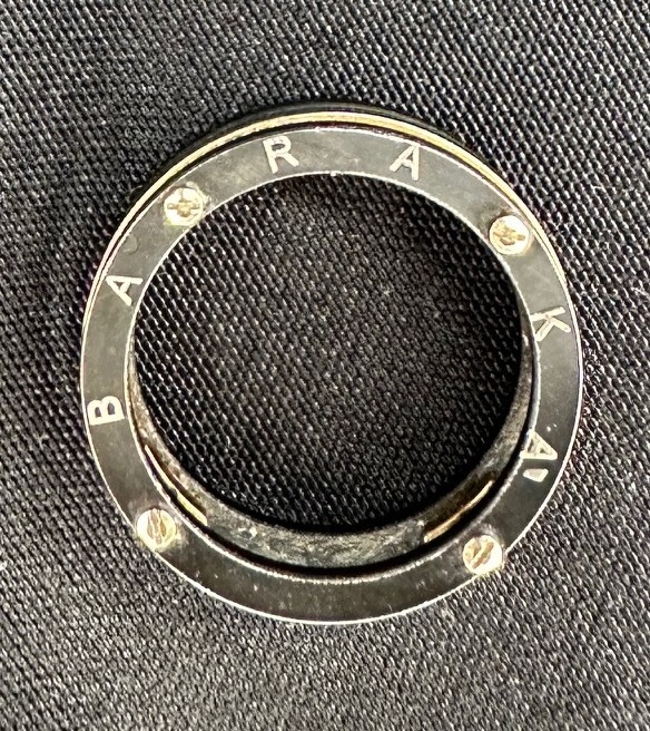 Baraka 18k Two-Tone Ring Rose Gold & Steel Size 11 - Comes with Gift ...