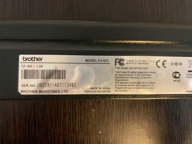 Brother POCKETJET 3 PLUS Mobile Thermal Printer for sale online | eBay