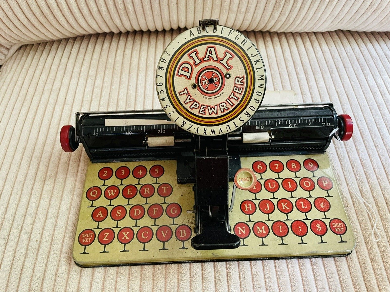 Old Vtg 1930's MARK Dial Toy Typewriter With Original Box | eBay