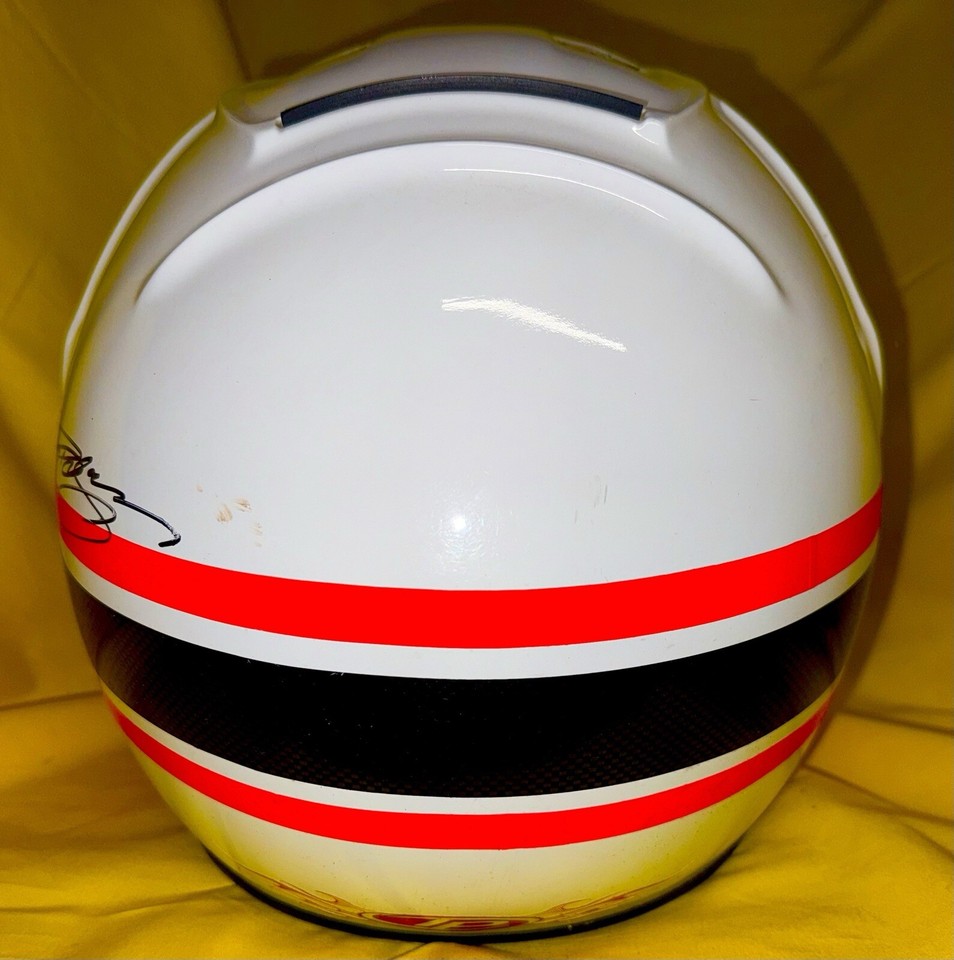 NHRA Tony Pedregon RACE WORN HELMET Funny Car NITRO Rare DRAG RACING ...