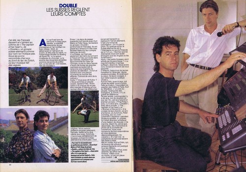 1986 Kurt Maloo & Felix Haug Double Group Clipping Press Cut (2 pages ...