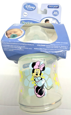 Disney Baby Soothie Wide Neck Bottle The First Years 5 oz. Minnie Mouse ...