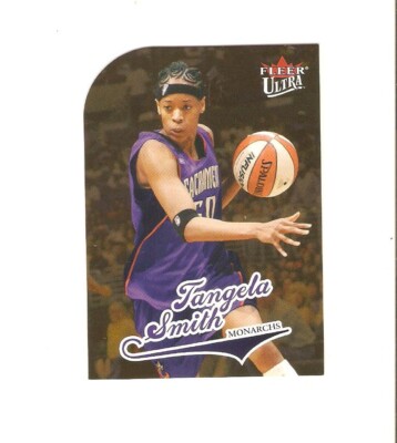 tangela smith 2004 ultra wnba gold,iowa,big-10,sacramento monarchs card ...