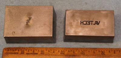 VIRGINIA TECH * VPI & VA TECH Pins 2 STEEL STAMPING DIES CG050 ...