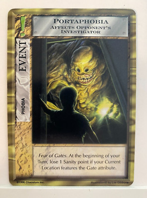 VTG Mythos CCG TCG Portaphobia x1 Inquest Promo Card Lee Gibbons ...