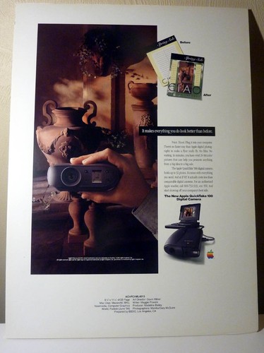 Vintage original Apple QuickTake 100 promotional ad 1994 rare | eBay
