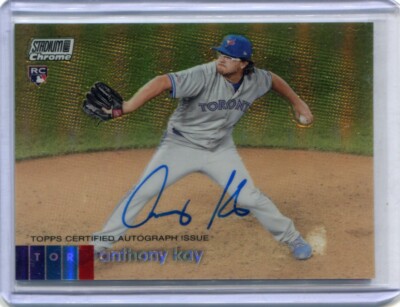 2020 Stadium Club Chrome- ANTHONY KAY - Autograph Rookie Refractor ...