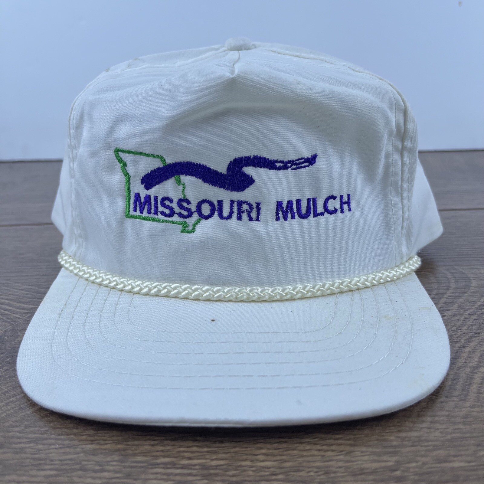Missouri Mulch Hat White Adjustable Hat White Adult S… - Gem