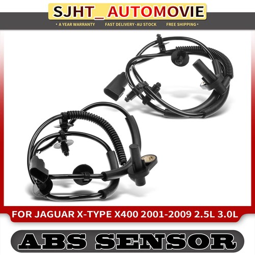 2x Rear LH RH ABS Wheel Speed Sensors for Jaguar X-Type X400 2.5L 3.0L ...